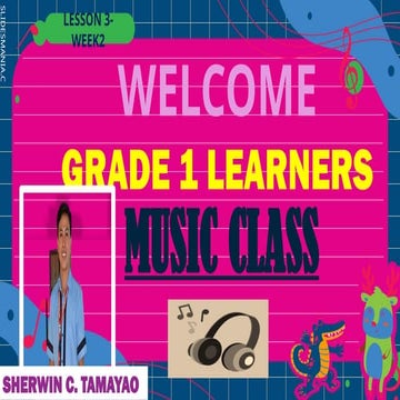 Grade4 Melodic Contour, Progression Pentatonic Scale and Location of Do ...