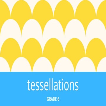 Grade 3 Maths Tessellation Geometry Presentation in Colourful ...