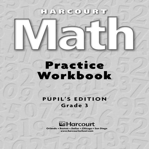 Grade 3 math workbooks | PDF