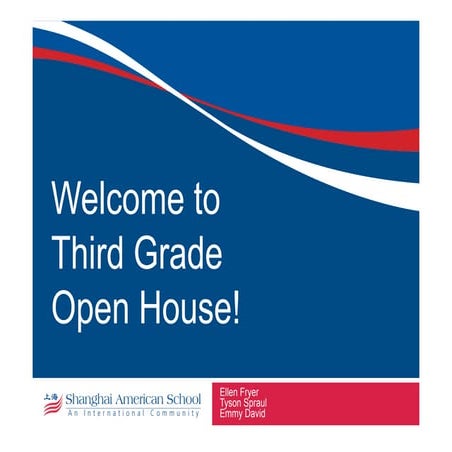 Grade 3 Open House | PPT