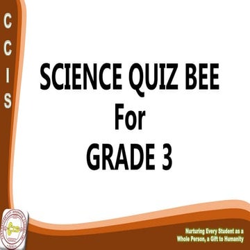 Grade 3 quiz bee | PPTX