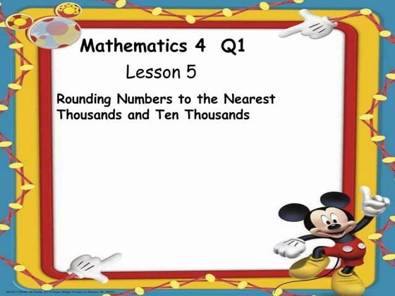 Rounding Numbers (Math 4) | PPT