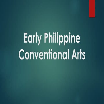 1ST QTR-ARTS 5 W3-4Forms and functions of early Philippine performing ...