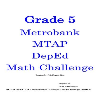 Grade 5 mtap reviewer | DOCX