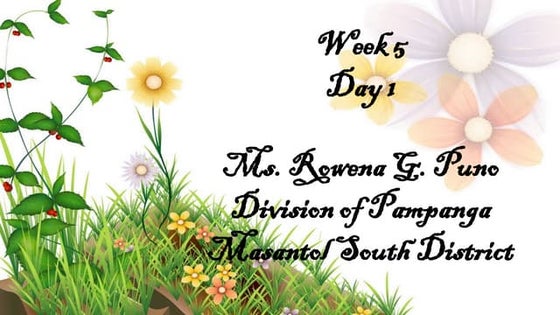 ENG 5 Q4 WEEk 1 DAY 1 Restate sentences heard in one’s own words. Use appropriate facial ...