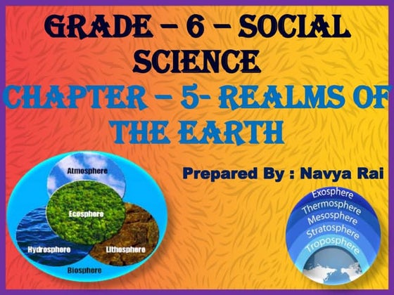 Grade - 6 Geography Ch.6. continents and oceans | PDF