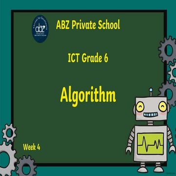 Grade 6 Algorithmpptx 