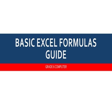 3 Formulas, Ranges, Functions.ppt