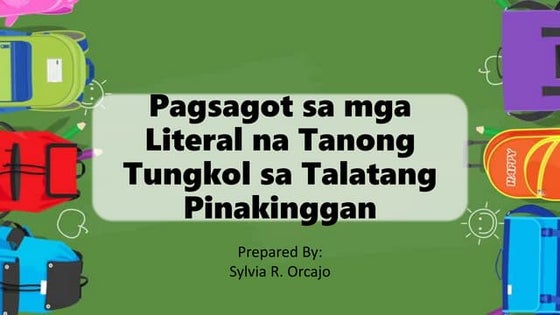 Edukasyon sa pagkatao mga tula | PDF
