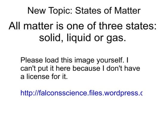 States Of Matter Power Point | PPT