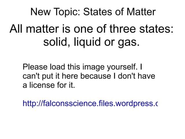 What is matter? slide show | KEY