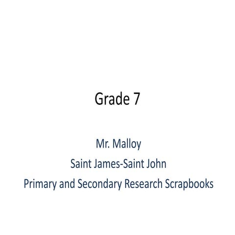 Grade 7 | PPT