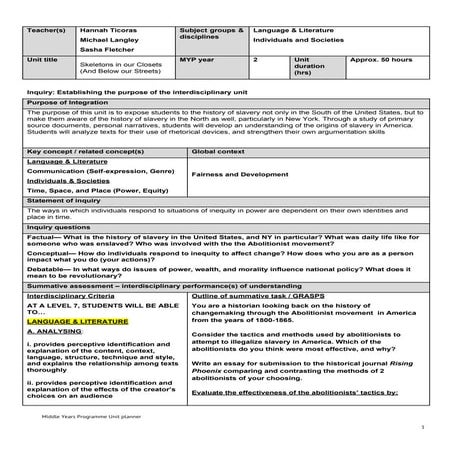 Grade 7 Unit 4 - Douglass SY19-20 | PDF | Educational Assessment ...