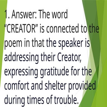 The Little Black Boy | PPT