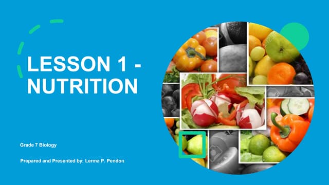 Nutrition | PPT