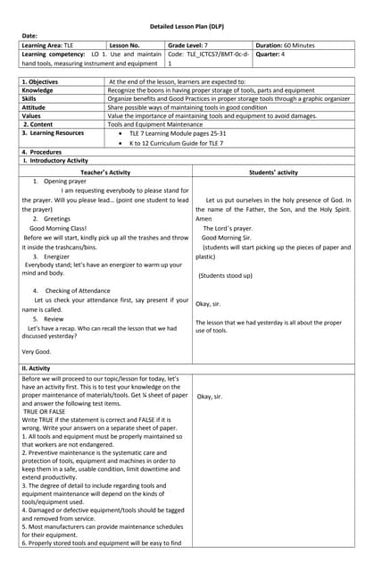 Lesson 7_Practice Occupational Health and Safety Procedures (LO1) | PPTX