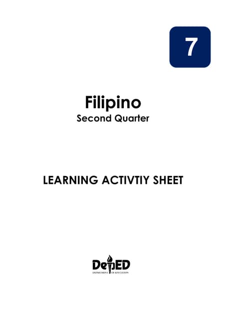 Filipino 9 aralin 6- dula | PDF