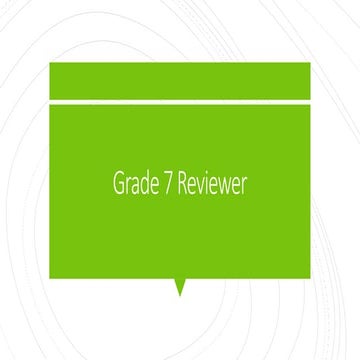 This is a powerpoint presentation forGrade 7 Reviewer.pptx