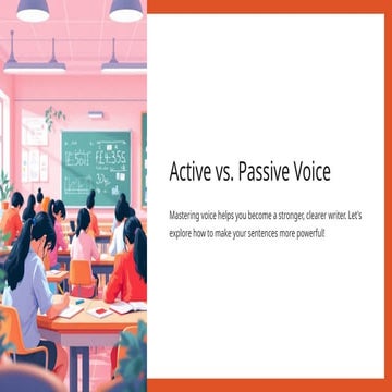 Active and passive voice ppt | PPTX