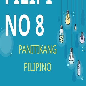 FILIPINO 8 Powerpoint Presentation Quarter 1 | PPTX