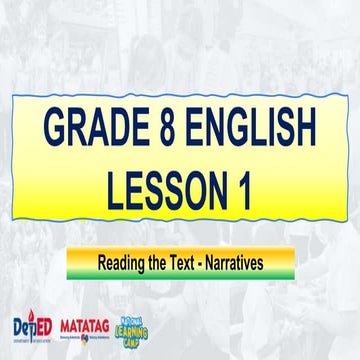 Grade 8 English Lesson 1 - Enhancement & Consolidation.pptx