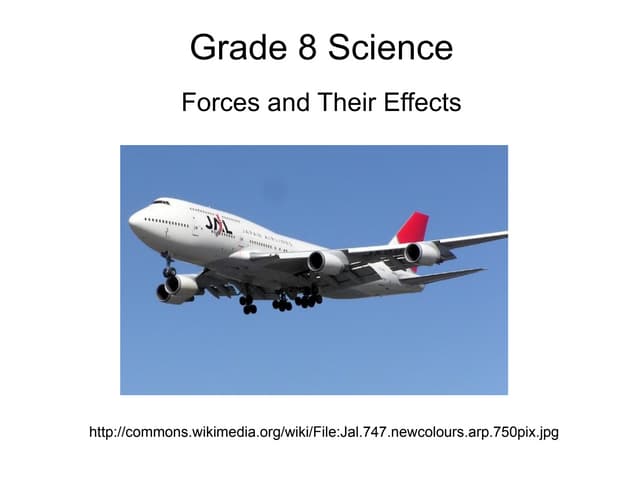 Balanced and Unbalanced Forces | PPTX
