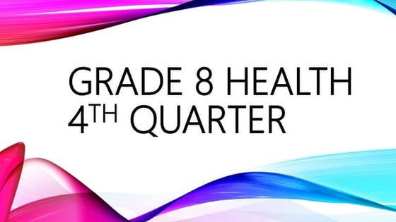 Health Quarter 4 Grade 8.ppt | Illegal Drugs, Tobacco, eCigarettes ...