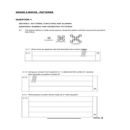 GRADE 8 MATHS PATTERNS PRACTICE QUESTIONS.docx