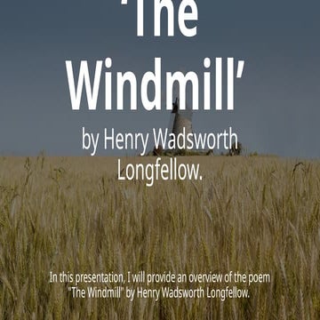 Grade 8 -Poem Analysis The Windmill.pptx