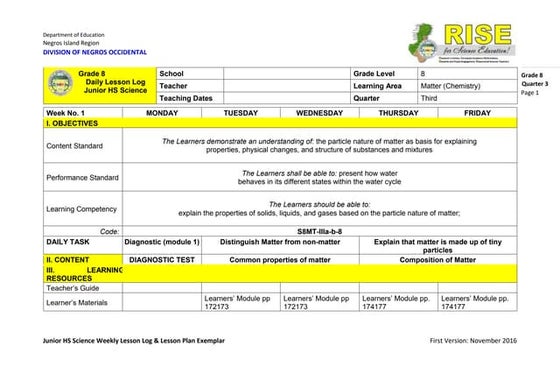 Biodiversity Daily Lesson Plan - Grade 8 Science | PDF