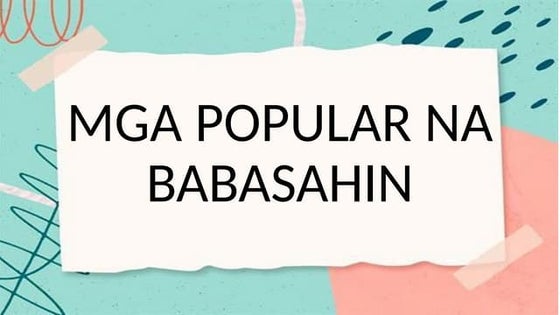 Panitikang Popular - Grade 8 Filipino - Quarter 2.pptx