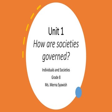 Grade 8 Unit 1 - Types of Governments.pptx