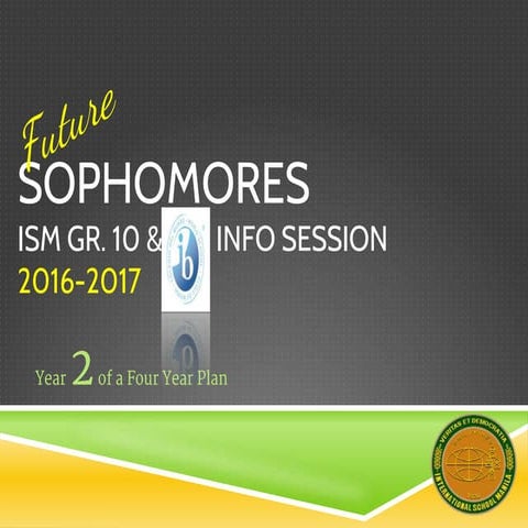 Grade 9 10 course selection parents info jan21 2016 | PPTX