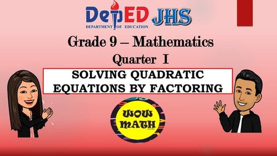 Factoring Quadratic Trinomials Pdf