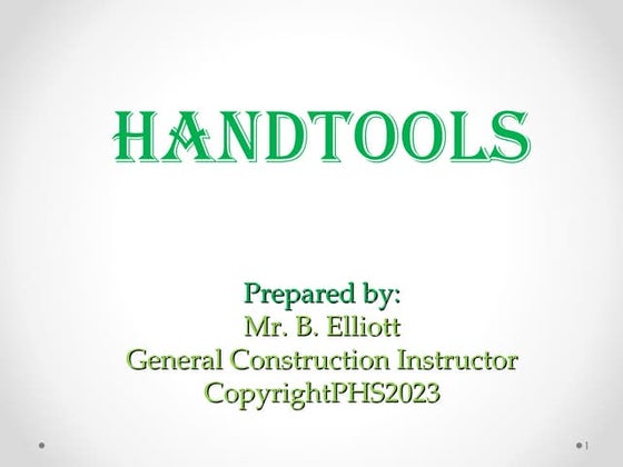 carpentry tools | PPTX | Woodworking | Arts and Crafts