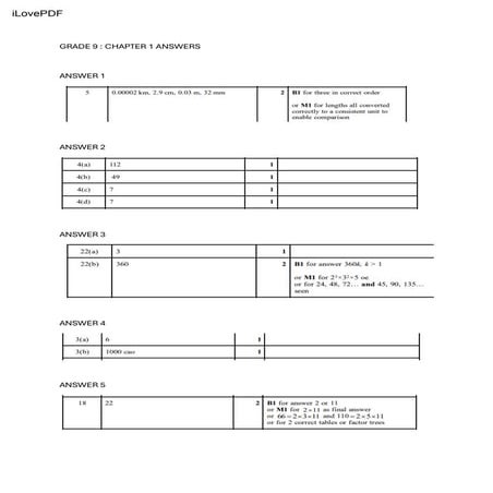 Comprehensive Grade 9 Algebra Practice Questions for Students | PDF