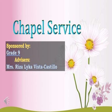 Grade 9 Chapel SERVICE PPT.pptx presentation | PPTX