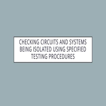 Grade 9 Checking Circuits and Systems Being Isolated Using Specified.pdf