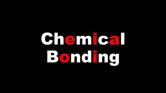 Ionic, covalent, and metallic bonds | PPT