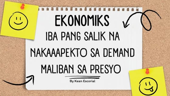 araling panlipunan 9 ekonomiks demand- saliknanakaaapektosademand | PPT