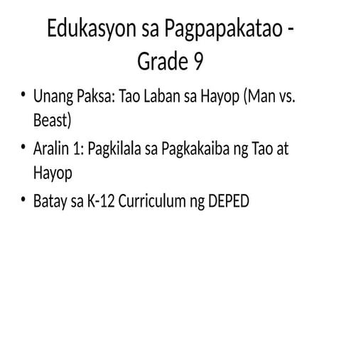 Grade9_ESP_Man_vs_Beast_Customized .pptx