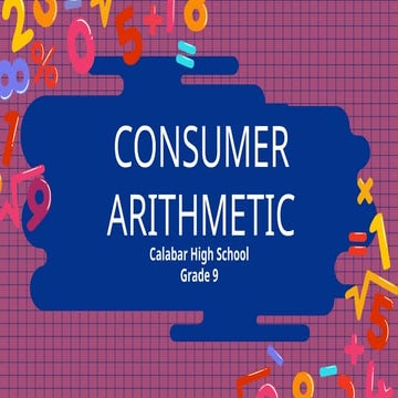 Grade 9 Foreign Exchange- CONSUMER ARITHMETIC PPT#1.pptx