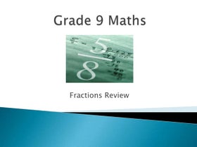 Slide fractions | PPT