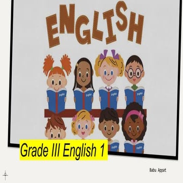 Grade III English 1 | PPT