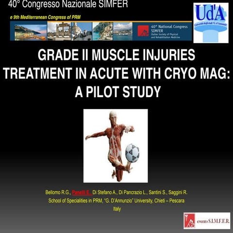 Grade 2 muscle injuries treatment with Cryo Mag | PDF