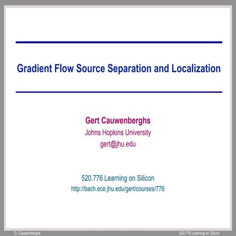 GradFlow ppt for fflow in separtion and locatoin | PPT
