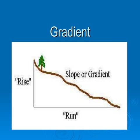 Gradient 091005034643-phpapp02 | PDF | Geography | Science