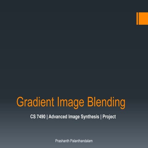 Gradient image blending | PPTX