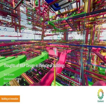 Lifecycle MEP design for buildings | PDF