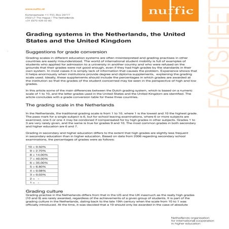 Grading systems-in-the-netherlands-the-us-and-the-uk (1) | PDF